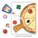 Printable Pizza Craft, Cut and Paste Pizza Assembly Kit, Printable ...