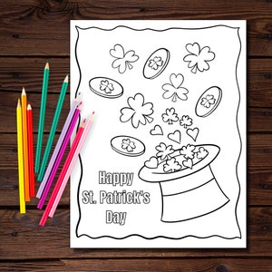St Patricks Day Coloring Pages, Printable St Patricks Day Coloring ...
