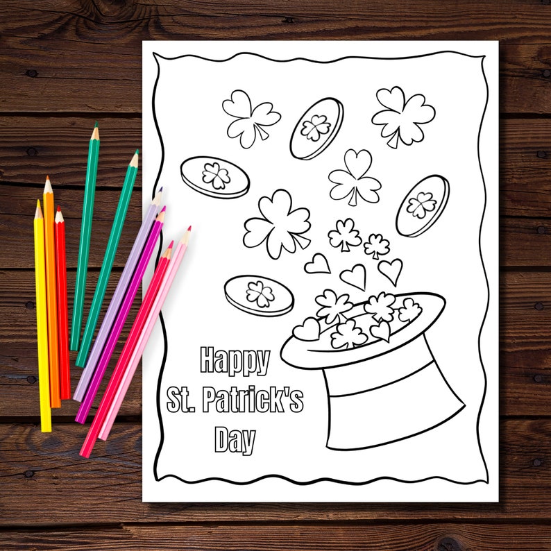 St Patricks Day Coloring Pages, Printable St Patricks Day Coloring ...