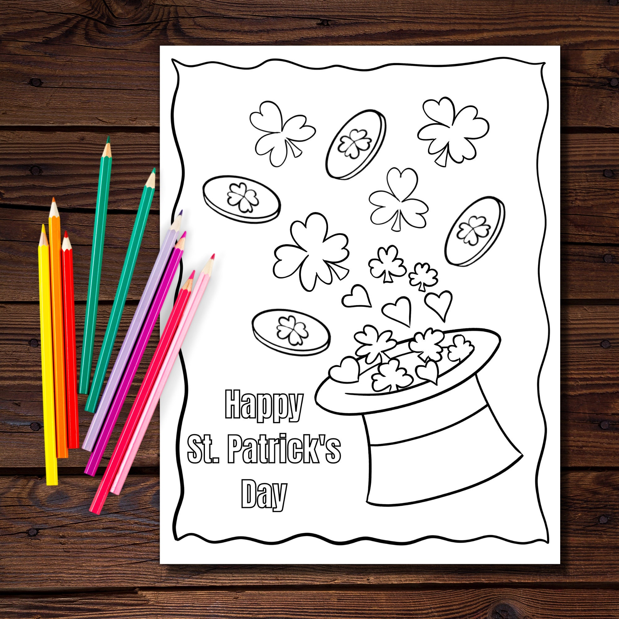 St Patricks Day Coloring Pages, Printable St Patricks Day Coloring ...