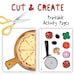 Printable Pizza Craft, Cut and Paste Pizza Assembly Kit, Printable ...