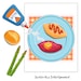 Printable Food Assembly Kit, Dinner Plate Cut and Create, Printable ...
