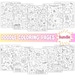 Printable Doodle Coloring Pages, Fun and Relaxing Designs for All Ages ...