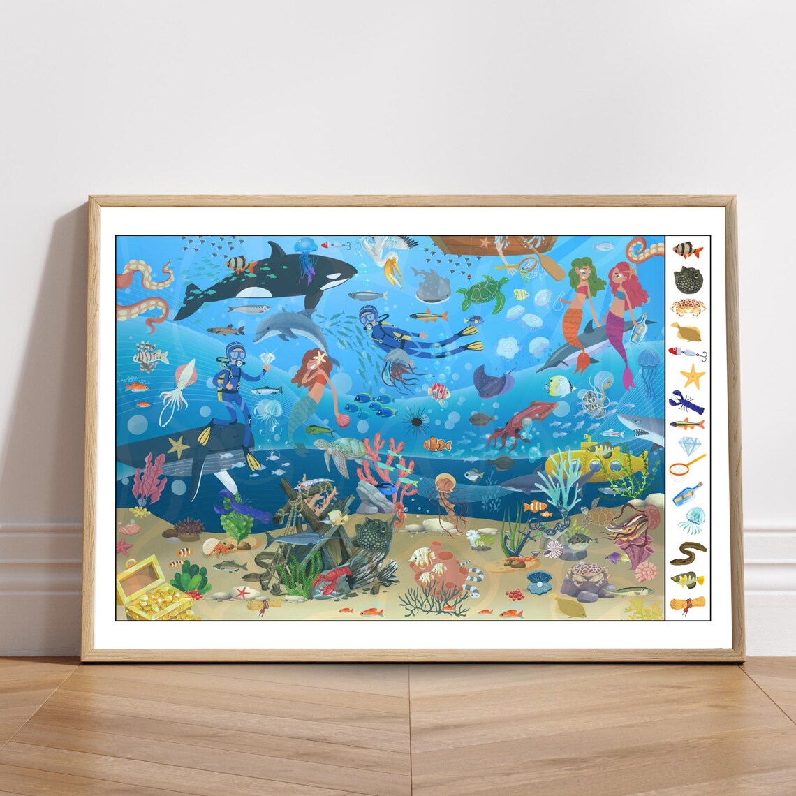 Printable Search and Find Posters, Interactive Wall Art for Classroom ...