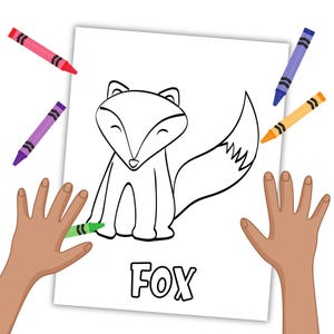 100 Printable Animal Coloring Pages With Labels for Kids and Toddlers ...