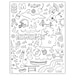 Michigan Doodle Coloring Page, Printable Art for All Ages - Etsy