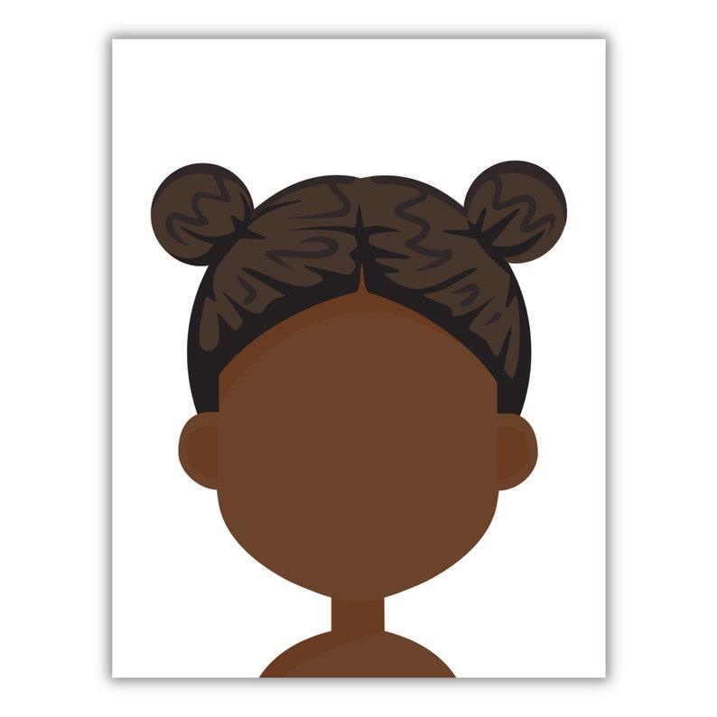 Printable Cut and Paste Activity, Girl Face Assembly Kit, Crafts for ...