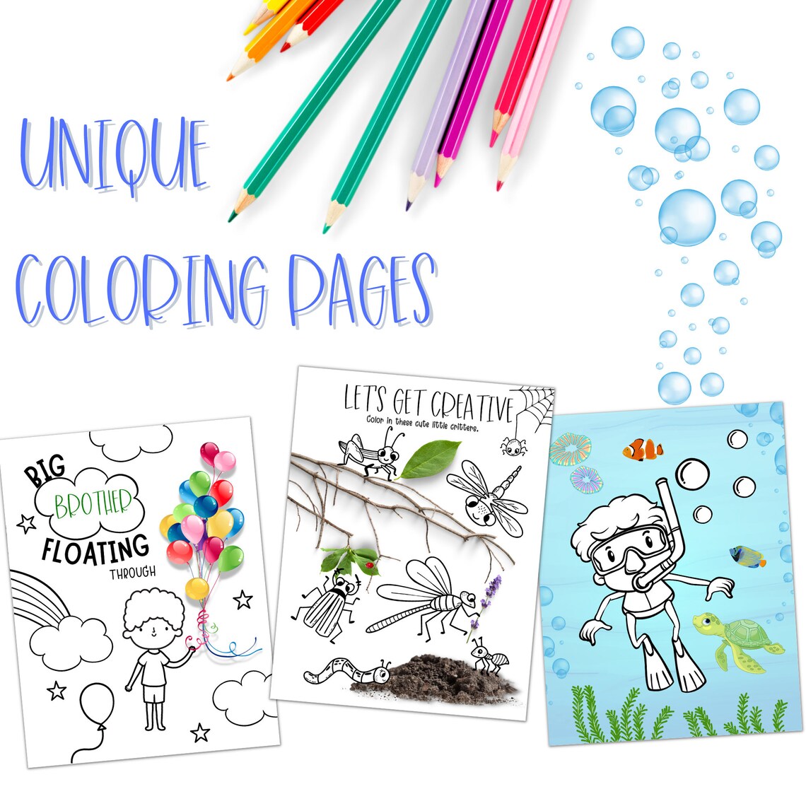 Big Brother Activity Pages, Printable Coloring and Activity Pages for A ...