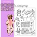 Printable Sleepover Coloring Page, Slumber Party Coloring Page for ...