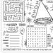 New Year Activity Mat for Kids, Printable New Years Placemat, Word ...