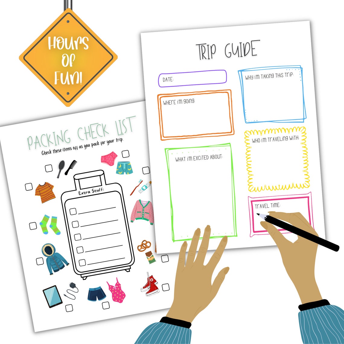 Printable Road Trip Activities, Travel Games and Puzzles for Kids - Etsy