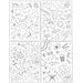 Set of 5 Printable Doodle Coloring Pages, Instant Download, Fun and ...