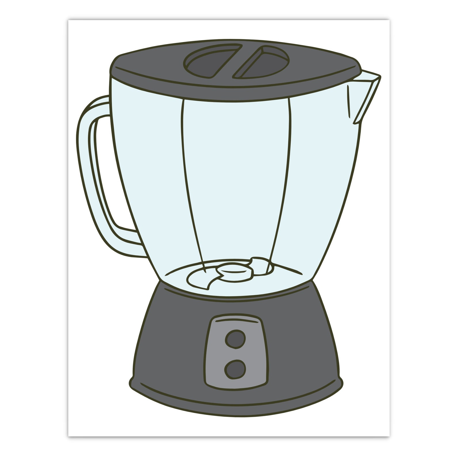 Printable Cut & Create Craft, Cut and Paste Smoothie Assembly Kit ...