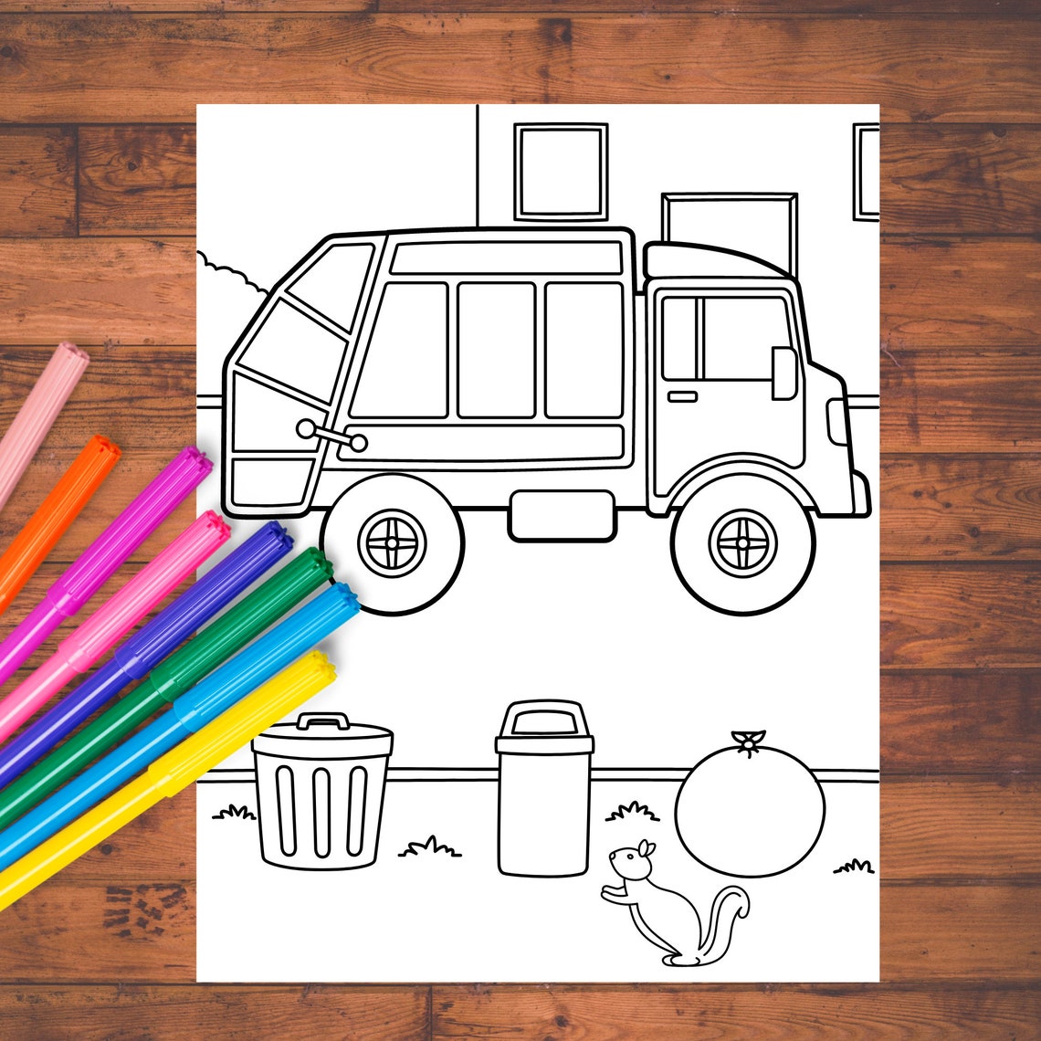 Cars and Trucks Coloring Pages, 30 Vehicle Coloring Pages for Kids - Etsy