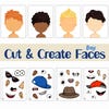 Printable Interactive Fun, Engaging Cut and Paste Boy Face Project for ...