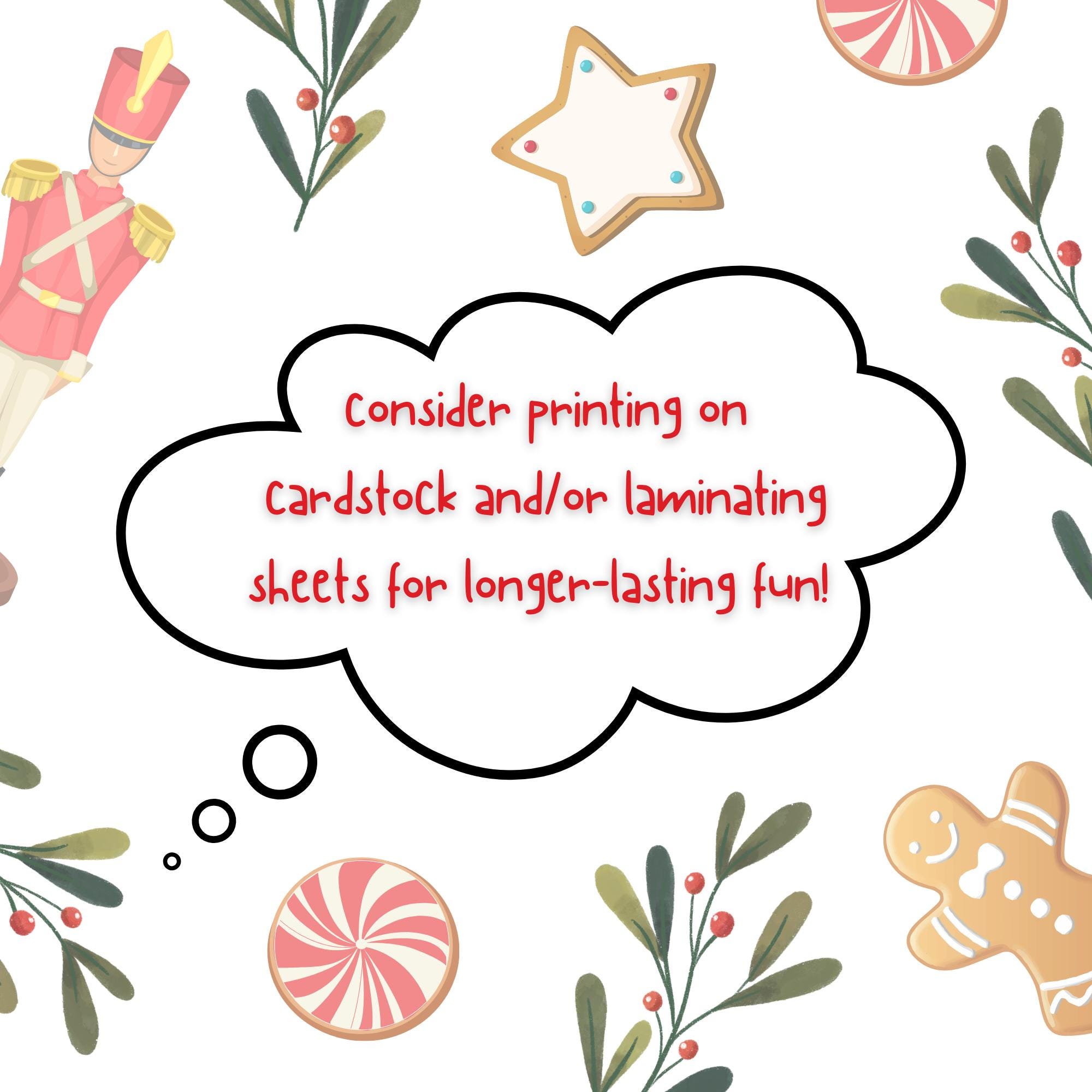 Nutcracker Themed Printable Craft for Kids, Cut & Paste Holiday ...