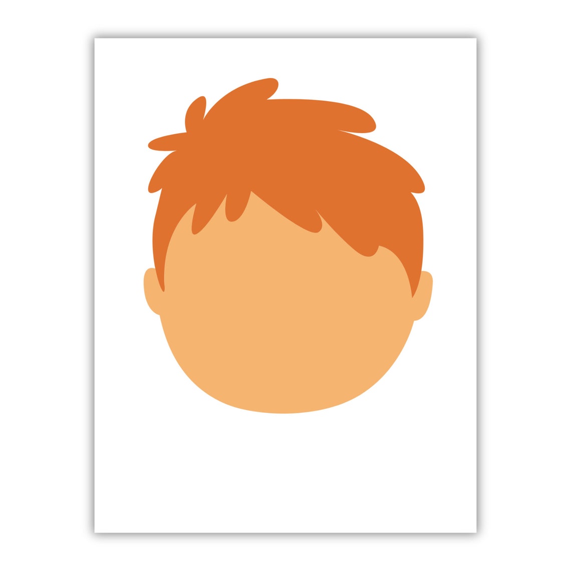 Printable Interactive Fun, Engaging Cut and Paste Boy Face Project for ...