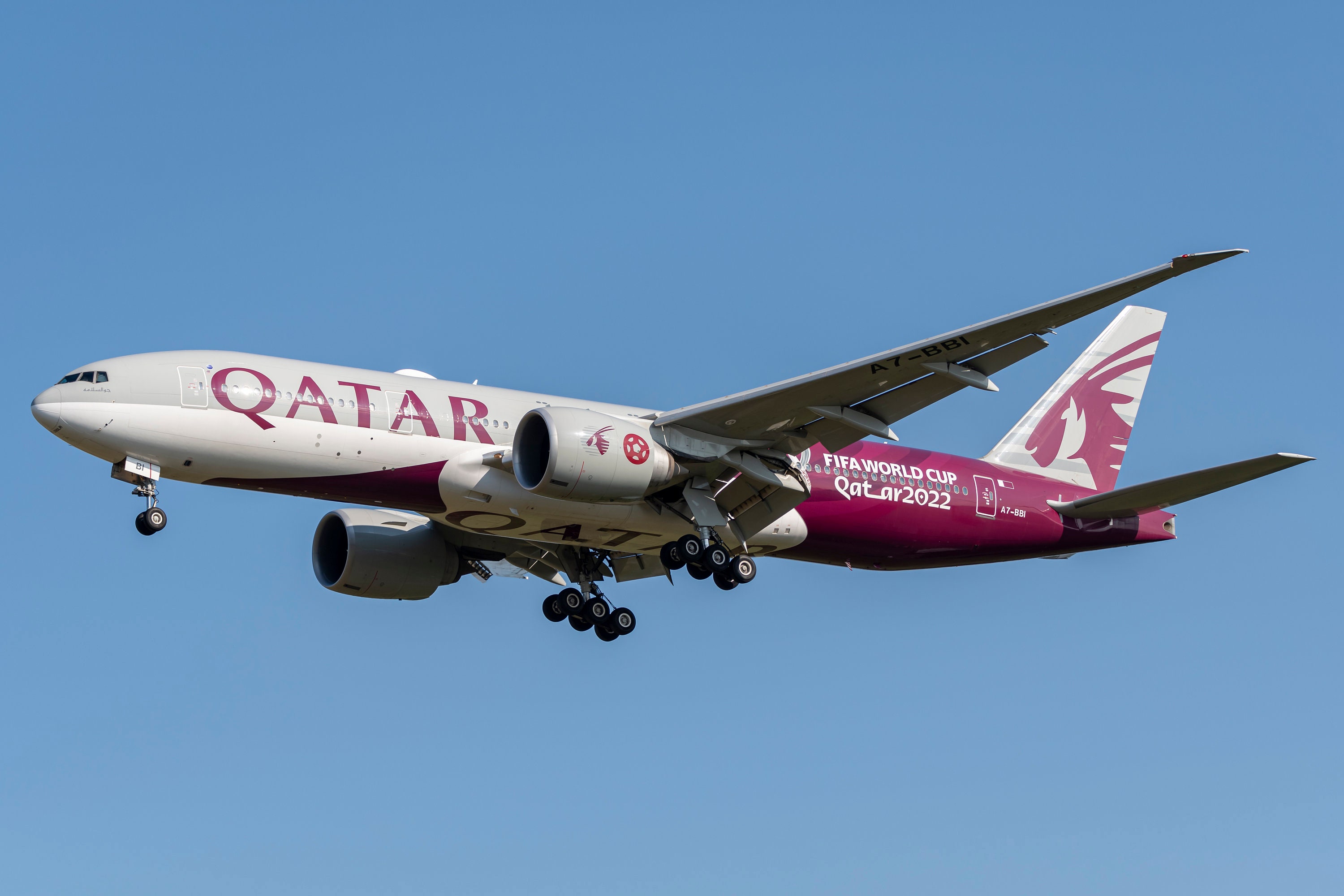 Qatar Airways B777 FIFA World Cup 2022 Livery-3 Image Bundle - Etsy