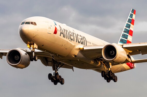 American Airlines Boeing 777-200 - Etsy