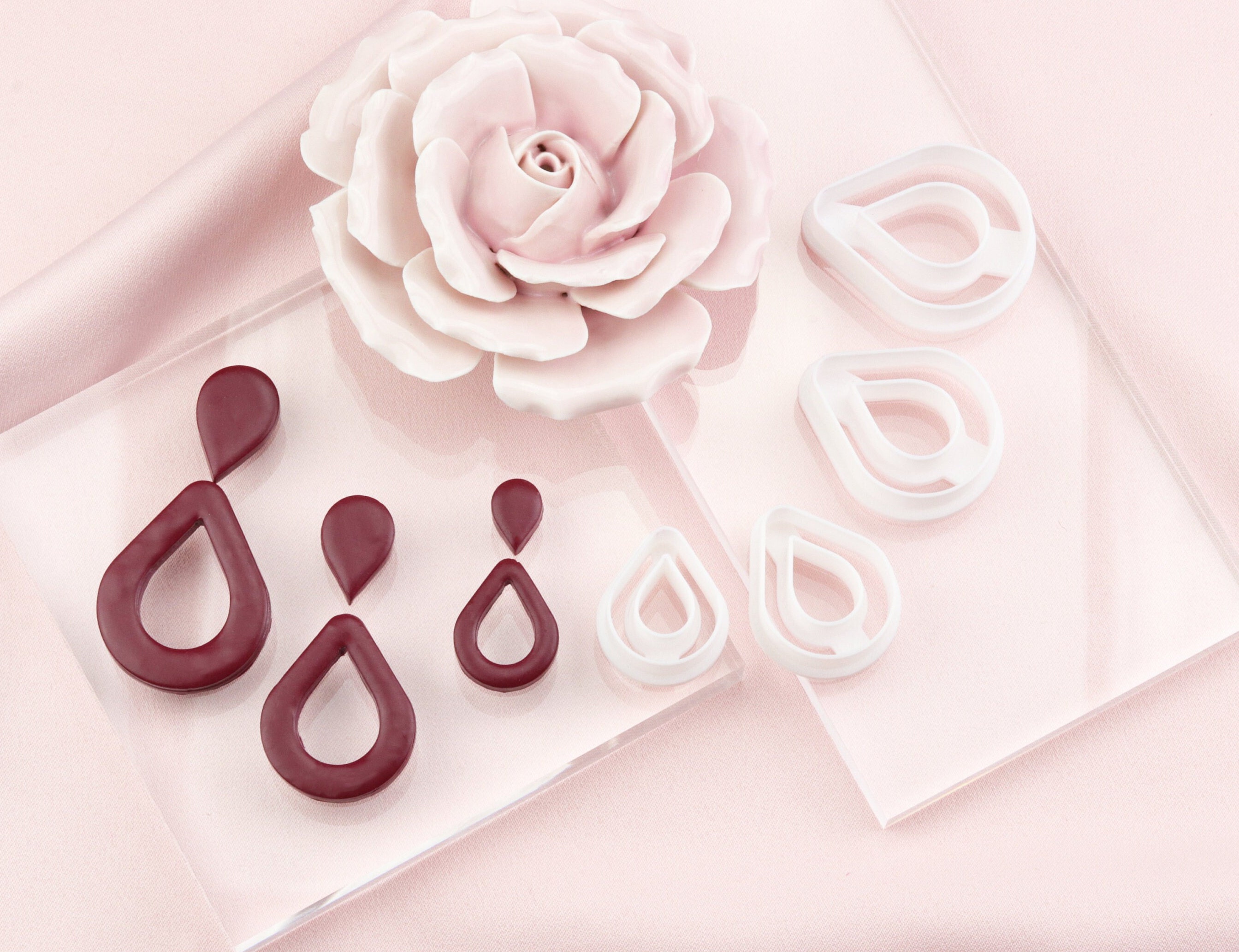 Drop Polymer Clay Cutter Simple Geometric Shape Cutter - Etsy