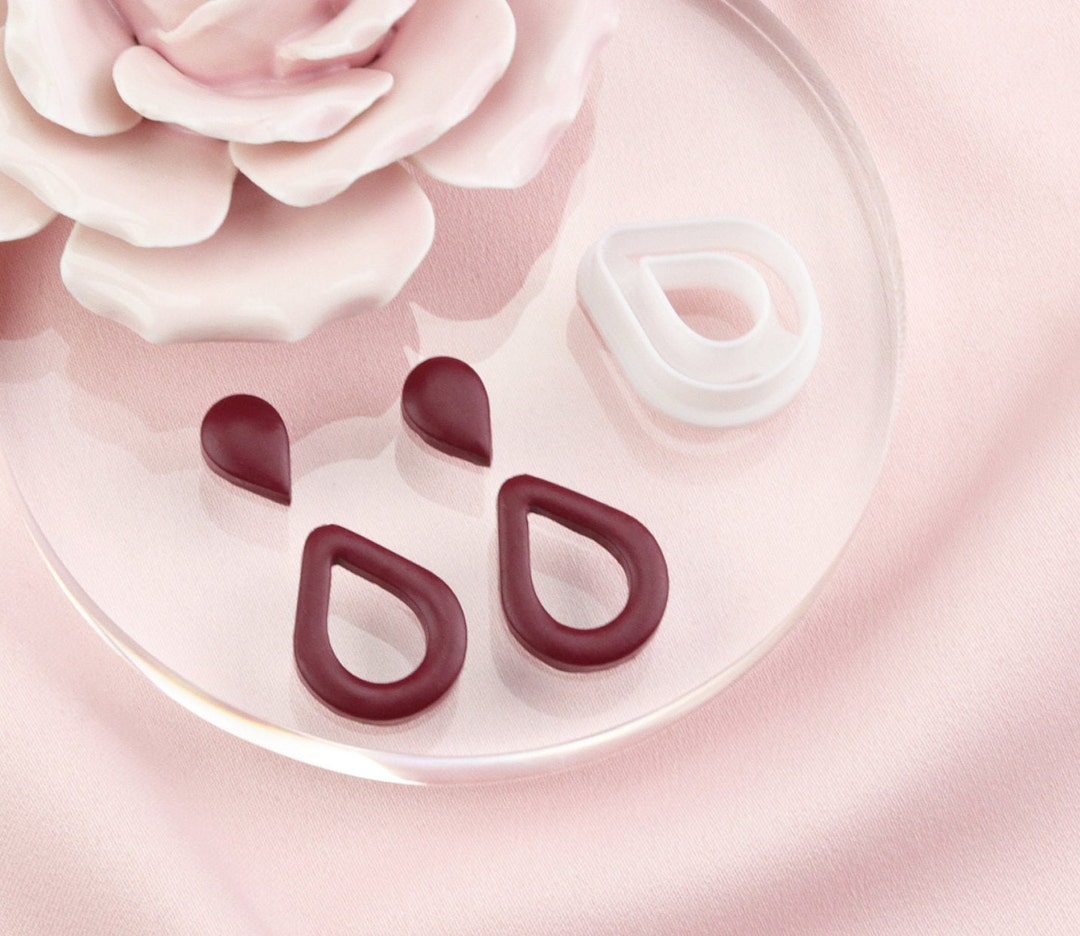 Drop Polymer Clay Cutter, Simple Geometric Shape Cutter - Etsy