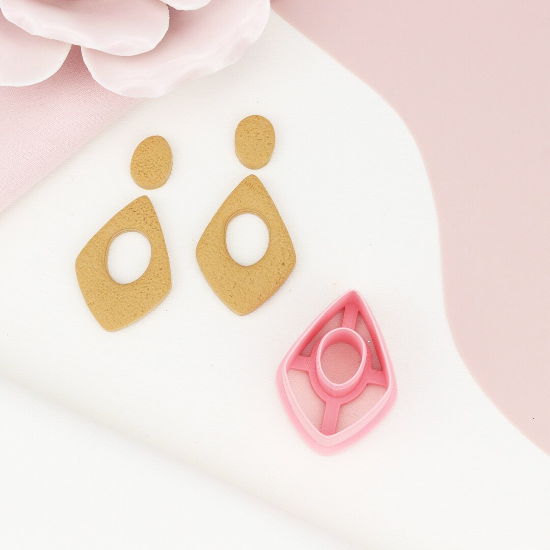 Donut Drop Polymer Clay Cutter, Simple Geometric Shape Cutter ...