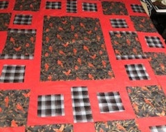 Cardinal Quilt Block - Etsy