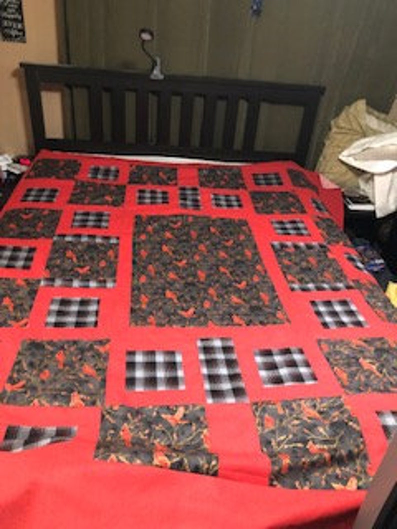 Cardinal Block Quilt Pattern - Etsy