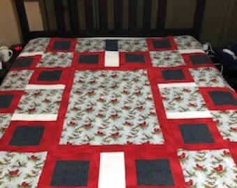 Cardinal Block Quilt Pattern - Etsy