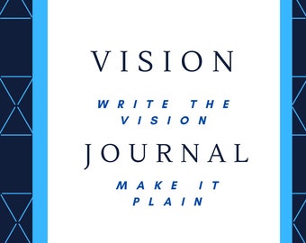 Minimalist Vision Book Journal - Etsy