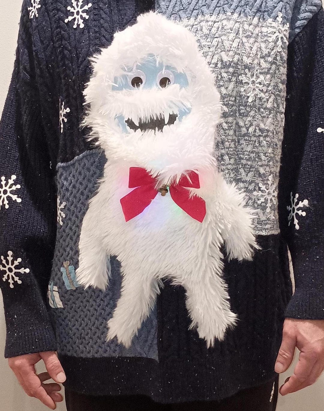 Men's XXL Light-up Sweater Abominable Snowman Christmas Perfect for ...