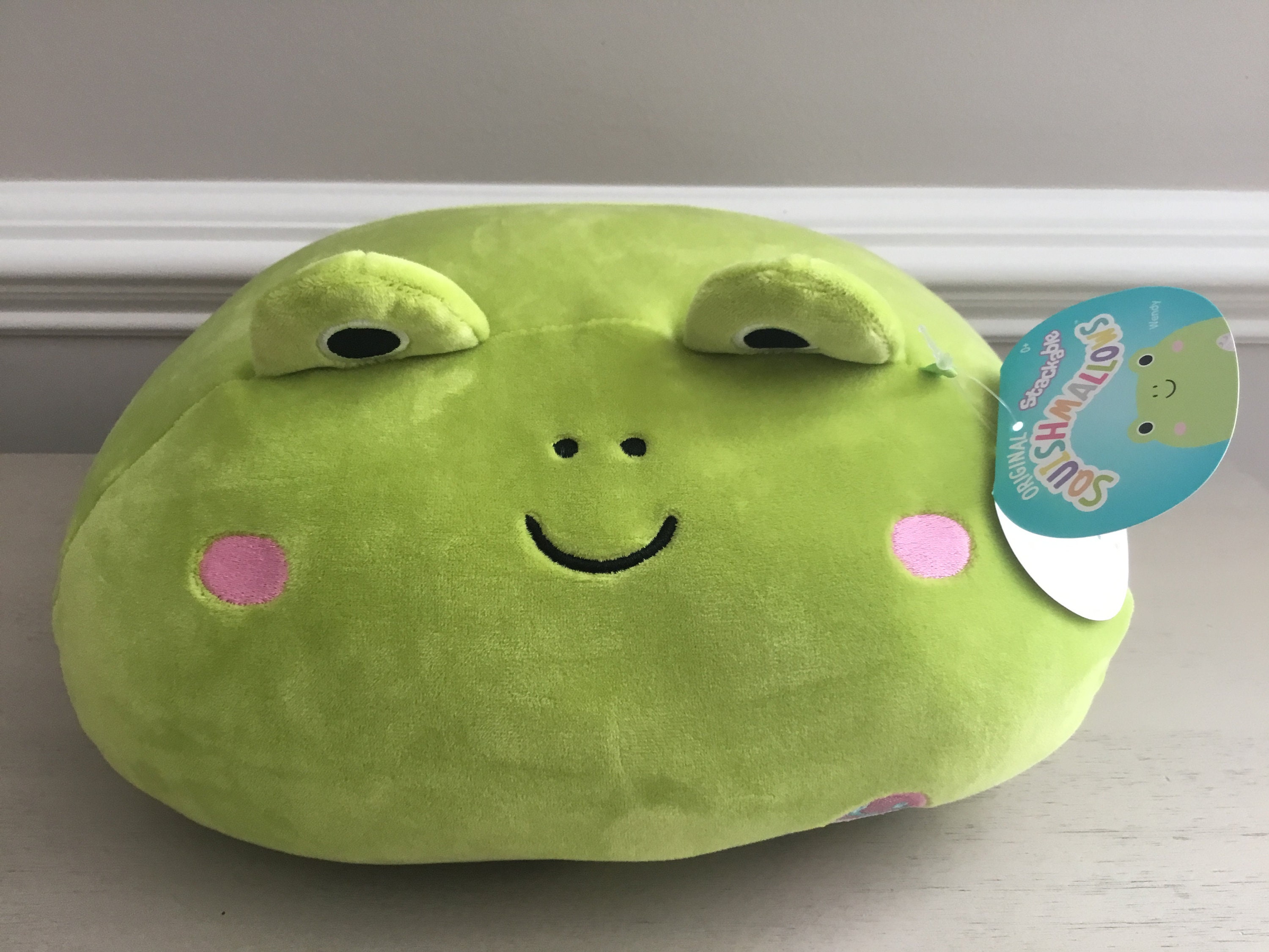 Frog Squishmallow Stackable Custom/personalize With Name - Etsy