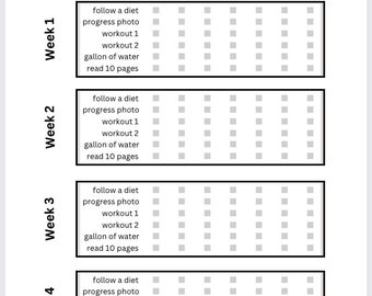 75 Hard Checklist - Etsy UK