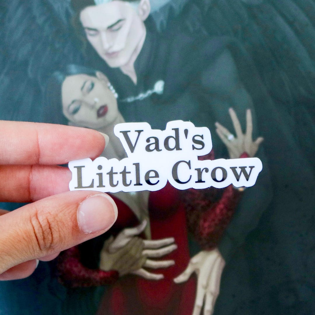 Vad's Little Crow Sticker | Gothikana by Runyx Merch | Dark Academia ...