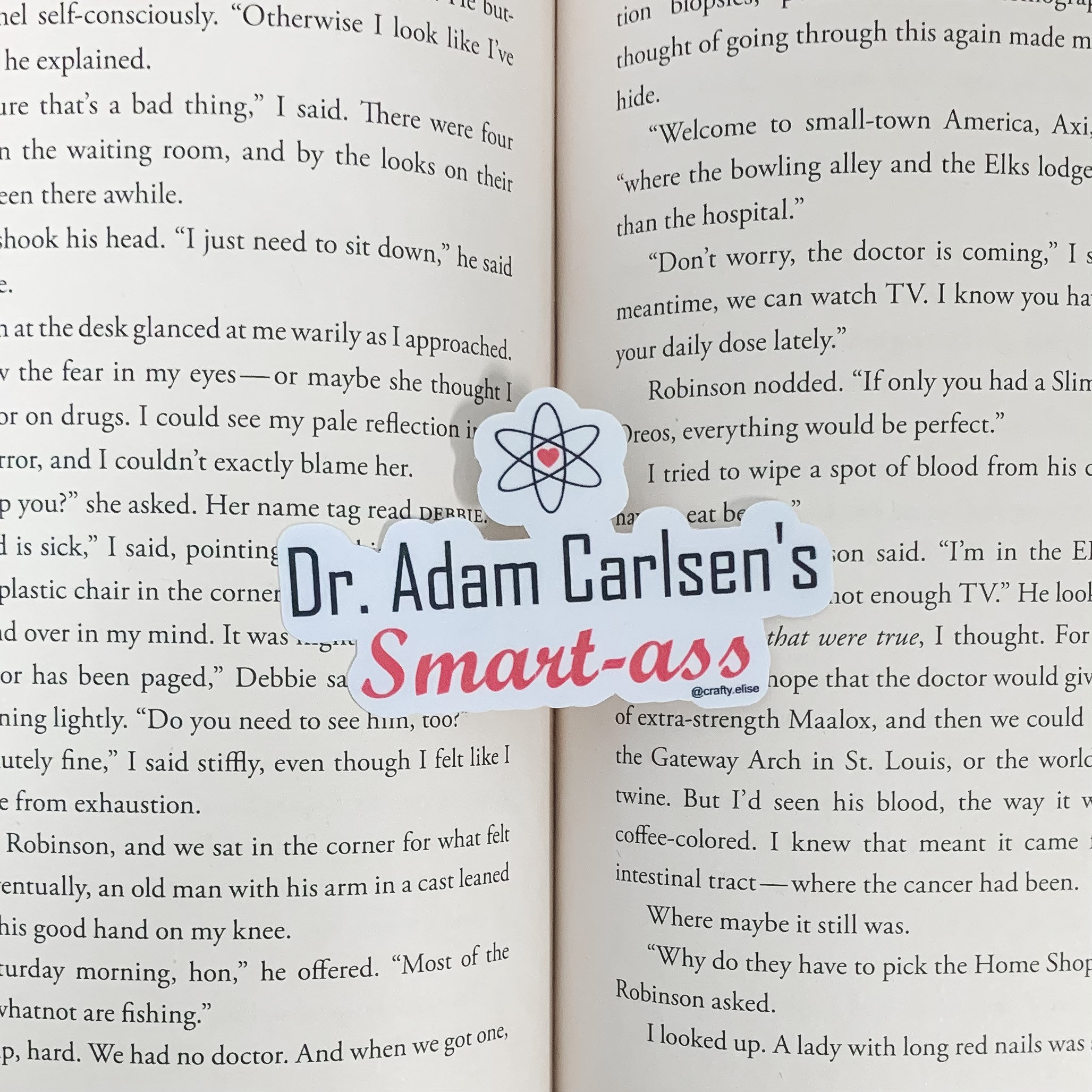 Dr. Adam Carlsen's Smart-a Sticker | Etsy