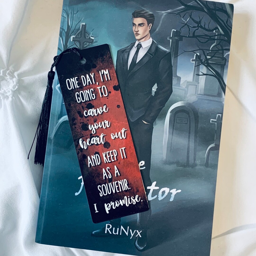 Carve Your Heart Out Aluminum Bookmark | Dark Verse Series by Runyx ...