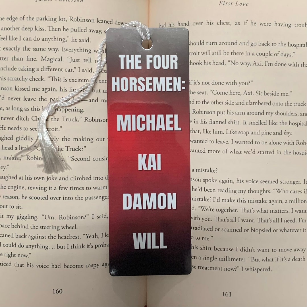 The Four Horsemen Aluminum Bookmark devils Night by Penelope Douglas ...