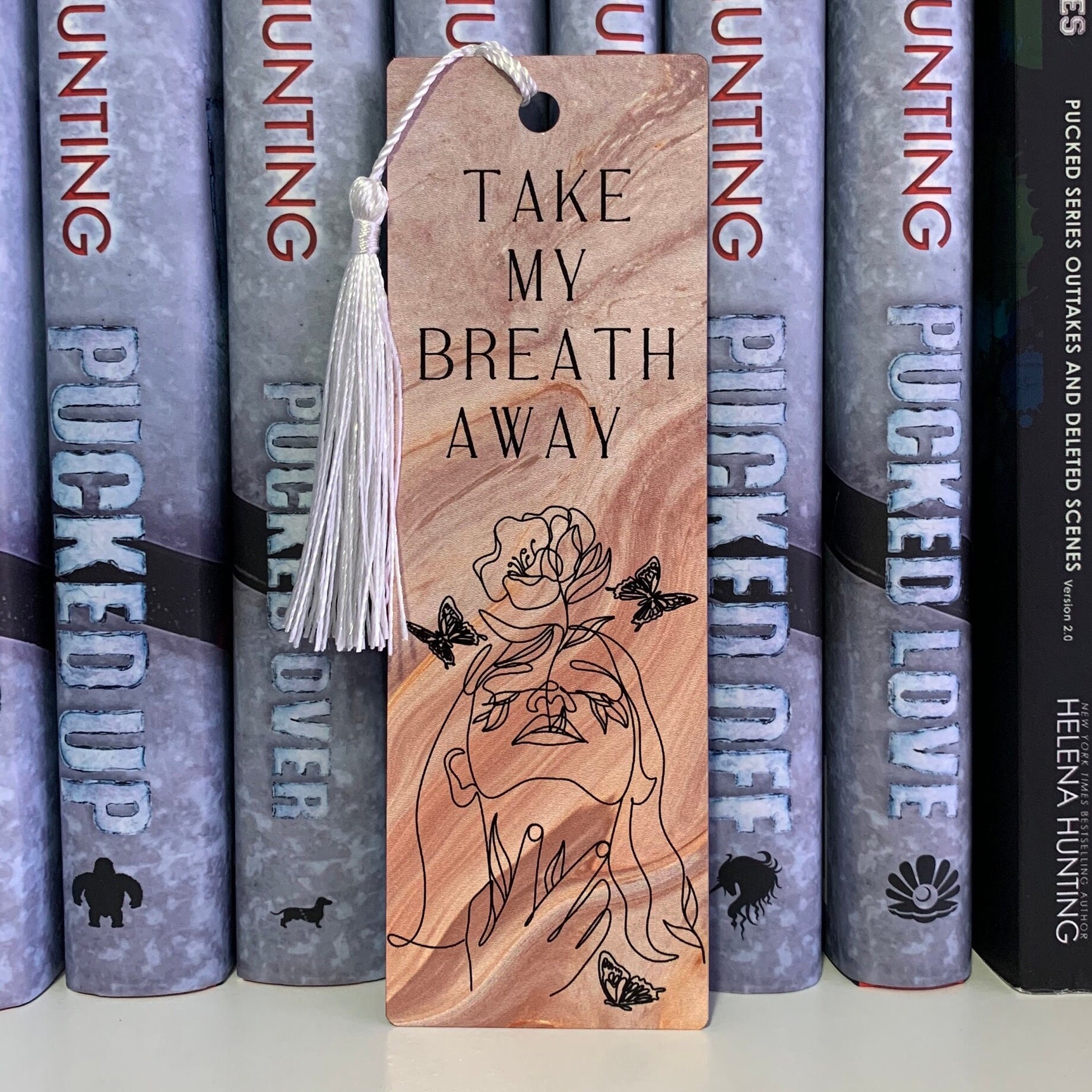 Hand Necklace Aluminum (metal) Bookmark Bundle | Book Lover Gift | Dark ...