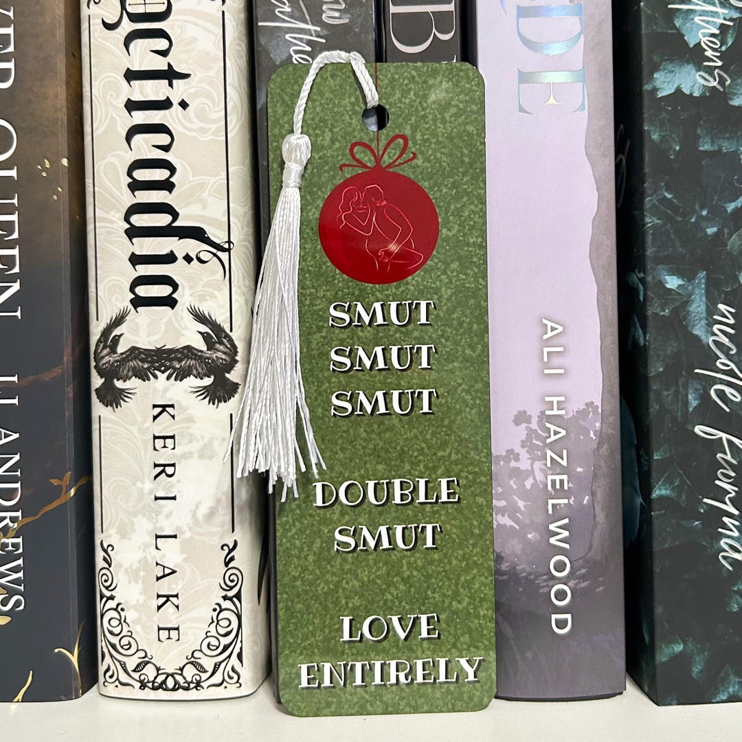 Smut Reader Aluminum Bookmark | Book Lover Gift, Christmas Stocking ...