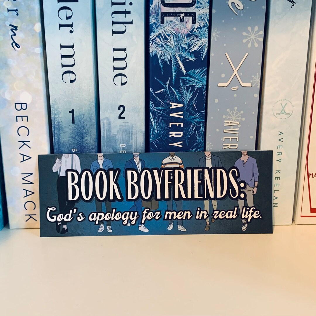 Book Boyfriends Bookmark | Book Boyfriend Hoarder | Dark Romance Reader ...