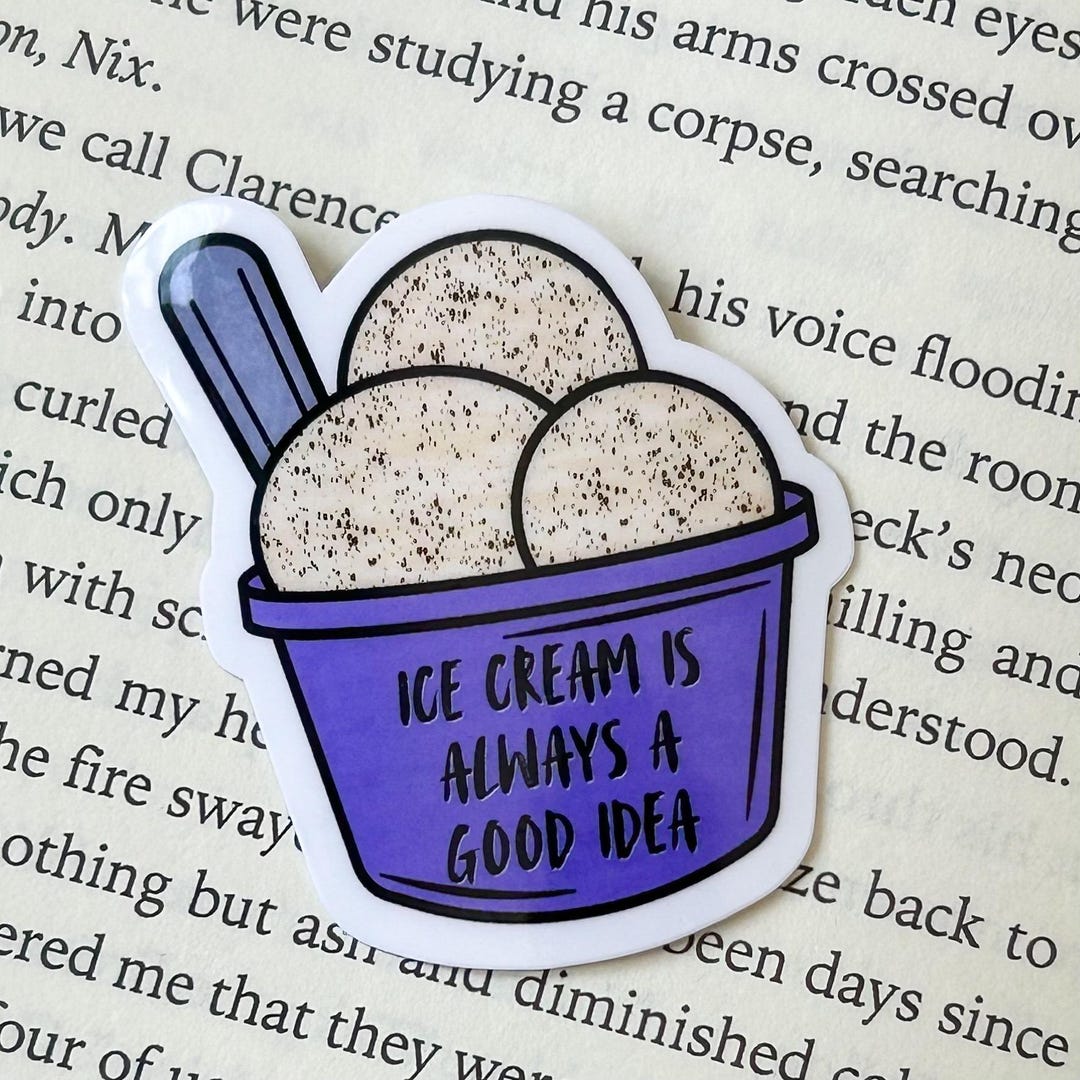 Ice Cream is Always a Good Idea Sticker - Etsy