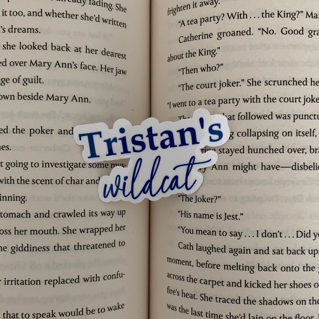 Tristan's Wildcat Sticker | Dark Verse Runyx Series - Etsy