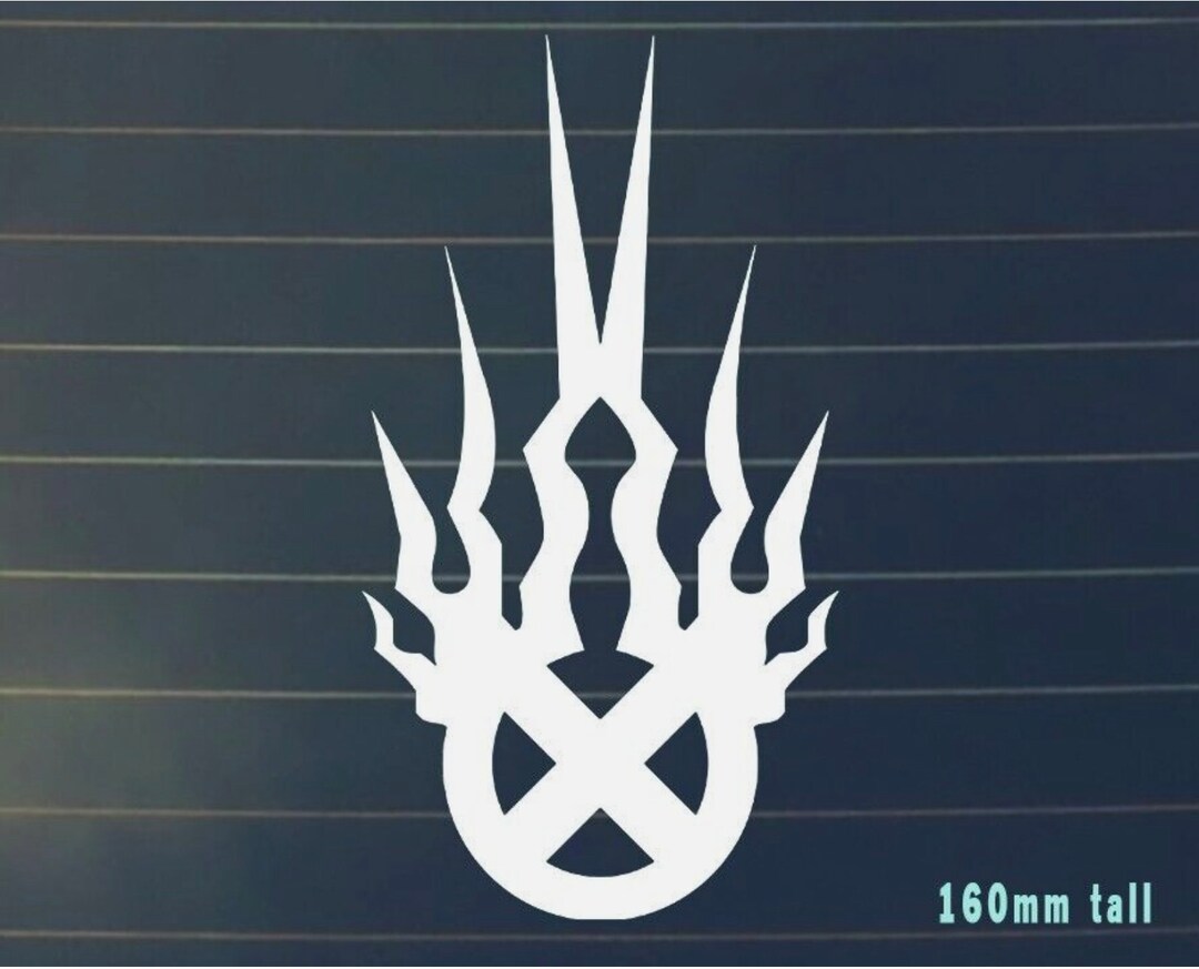 Static-x Band Style DECAL WHITE Sticker - Etsy