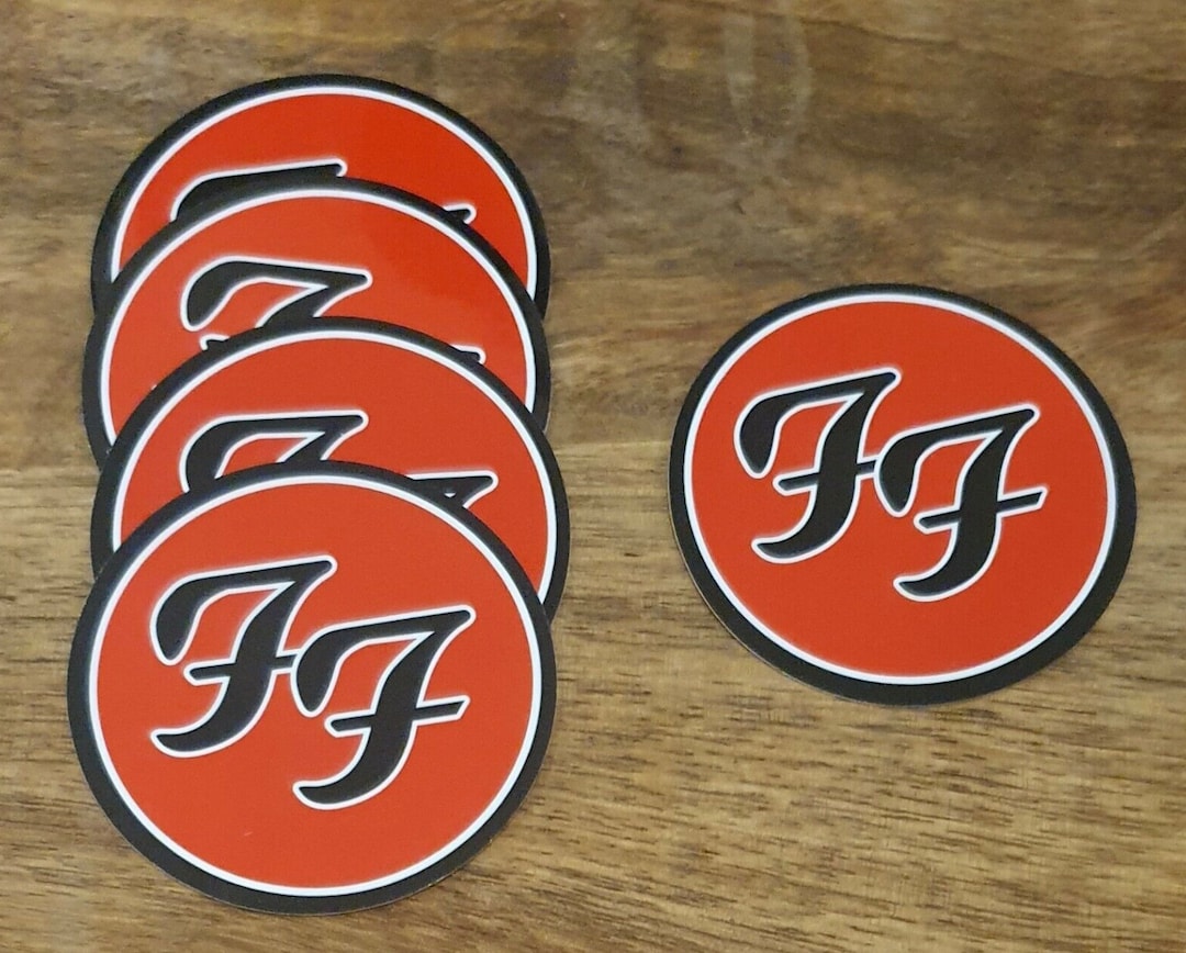 Foo Fighters Style Sticker Logo PACK OF 5 - Etsy