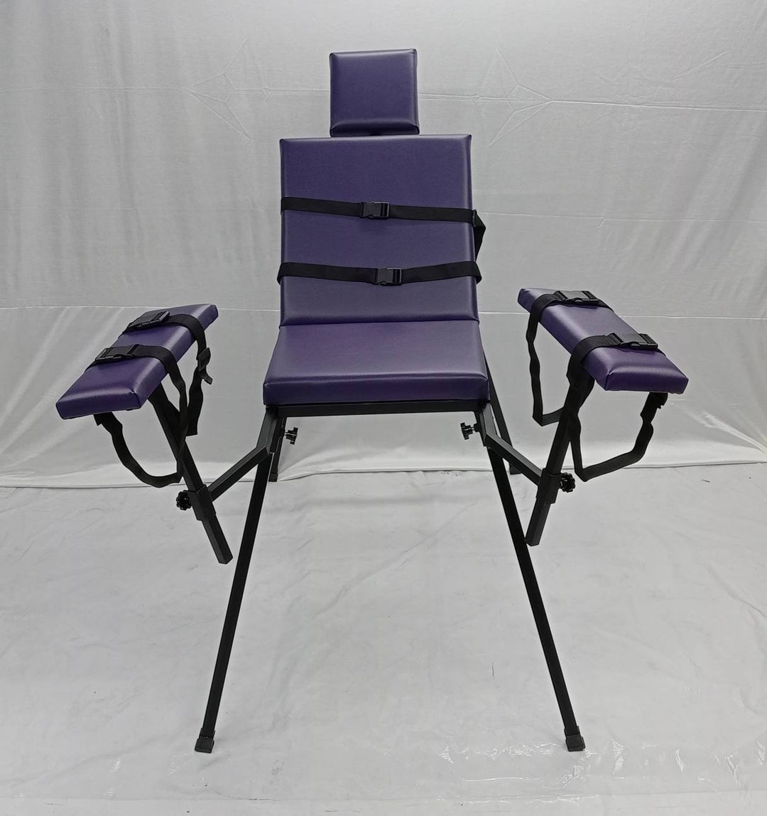 Sex Chair BDSM Restraint Sex Chair Purple Color Portable Chair BDSM ...