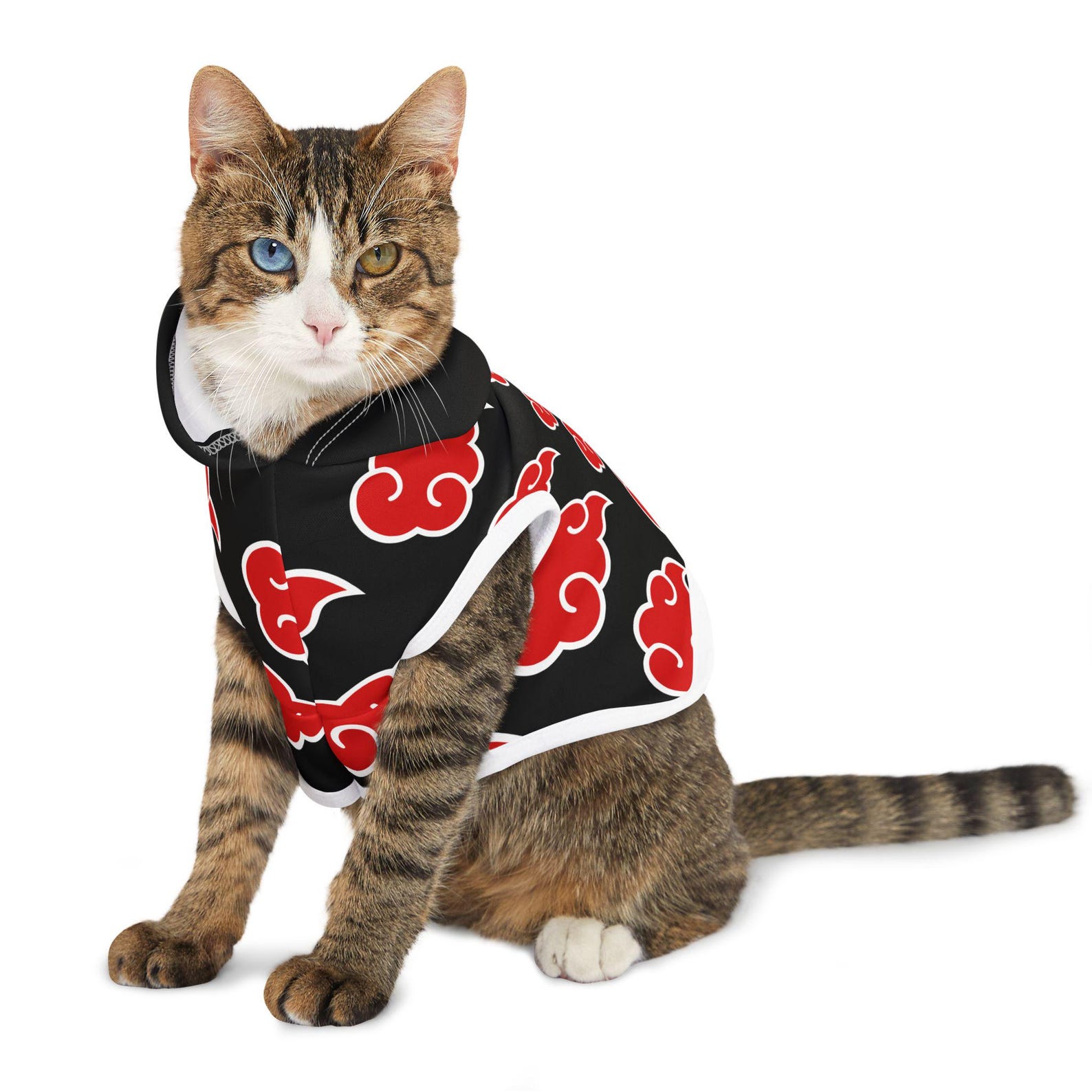 Anime Akatsuki Naruto Themed Pet Hoodie, Cosplay Costume, Anime Fan ...