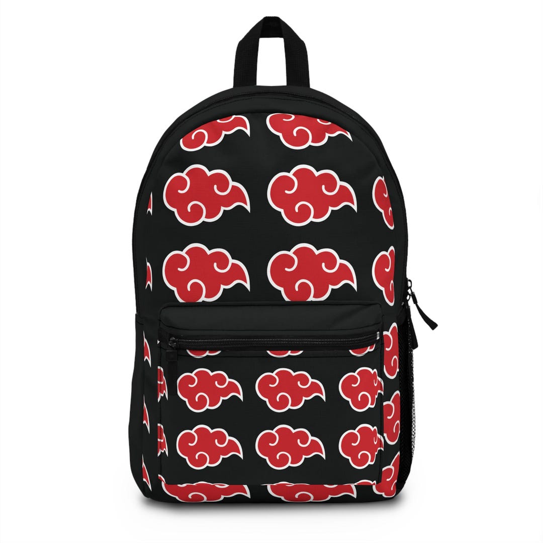 Anime Backpack, Naruto Akatsuki Design, School Bag, Laptop Bag, Travel ...