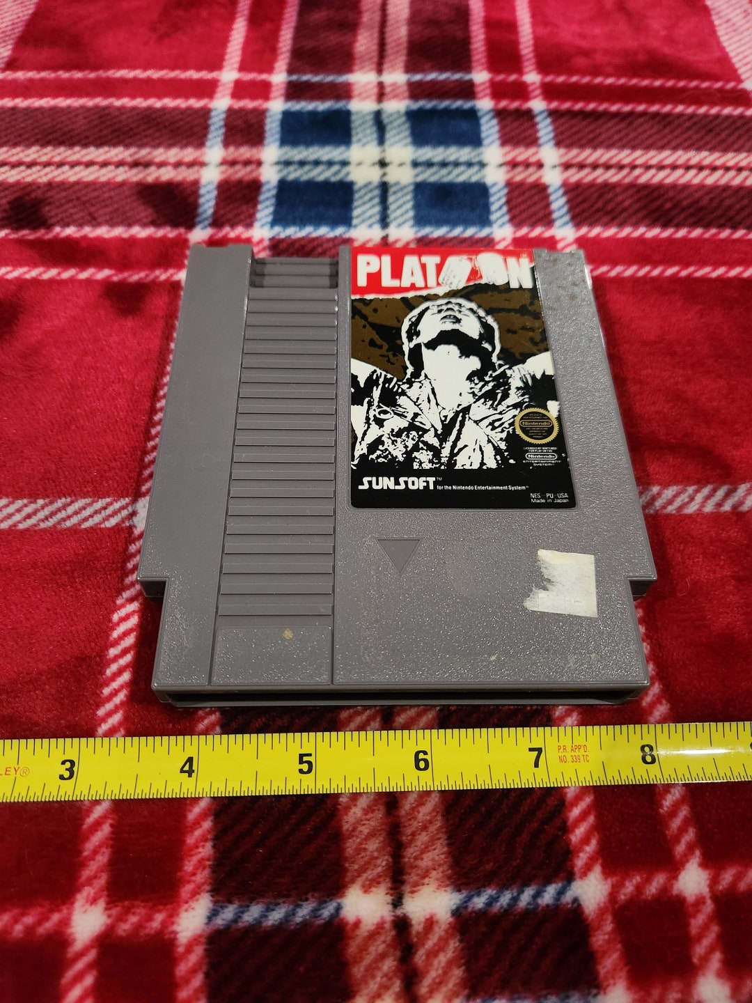 Vintage WORKING 1988 Platoon NES Nintendo Entertainment System ...