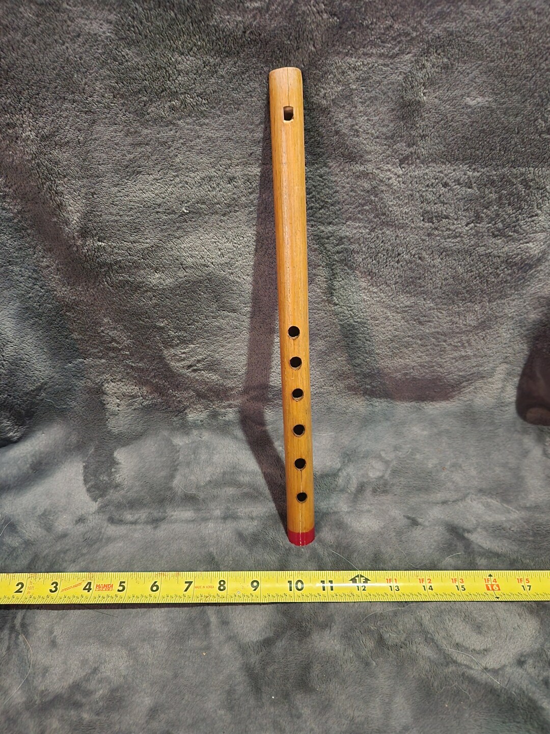 Vintage Wooden Hand Carved Flute Great Condition - Etsy
