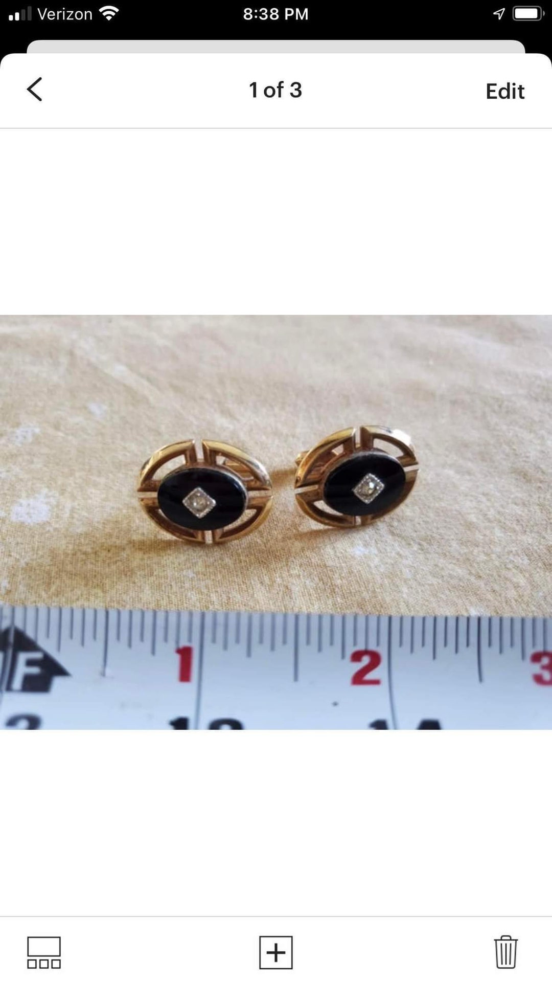 Set of 2 Vintage Cuff Links Suit Formal - Etsy
